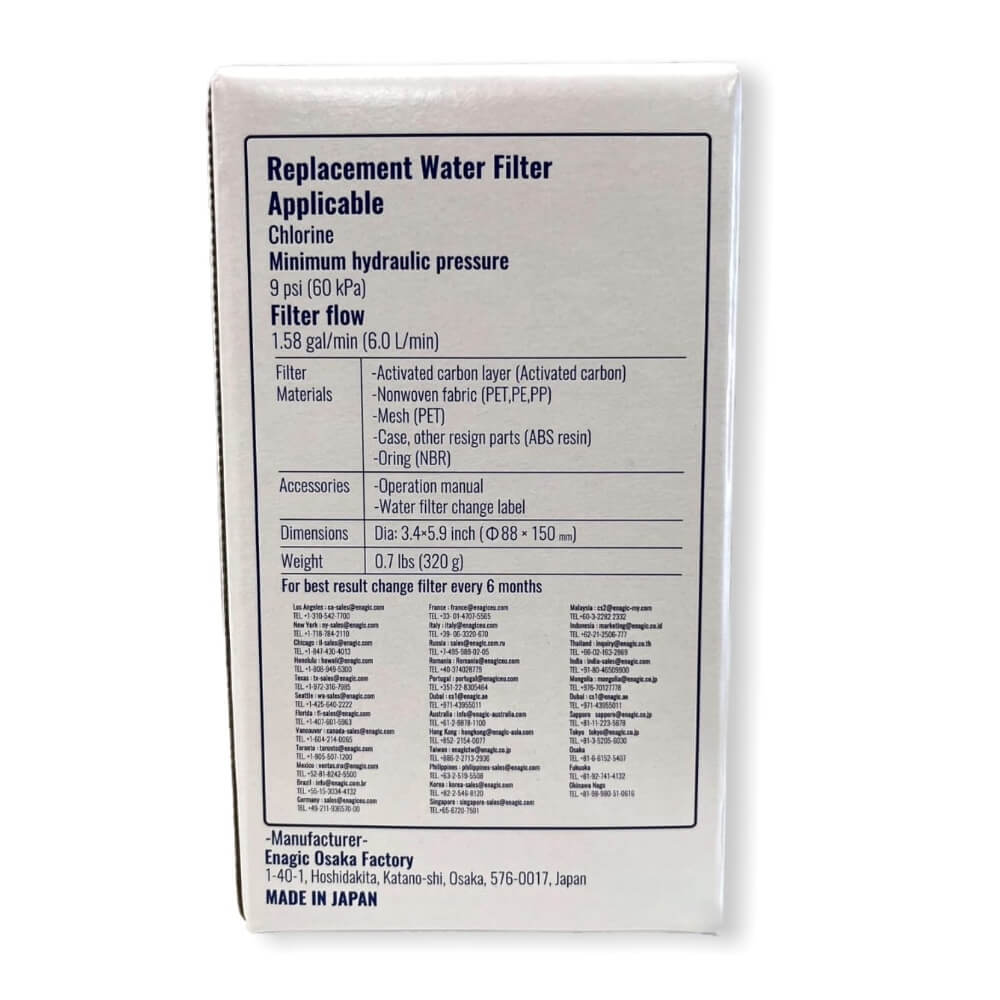 FC1 Kangen Water Filter for Enagic K8, SD501, JRIV, Leveluk R - Enagic ...